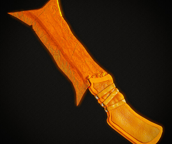 ArtStation - Detailed Dagger PBR | Game Assets