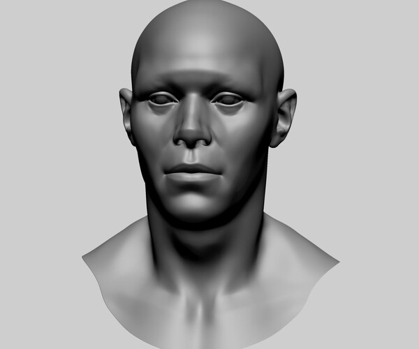 ArtStation - Base Male Head H | Resources
