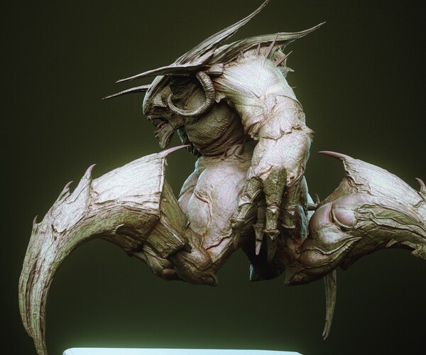 ArtStation - DEMON part 4: 40 Legs with Blendshapes | Brushes