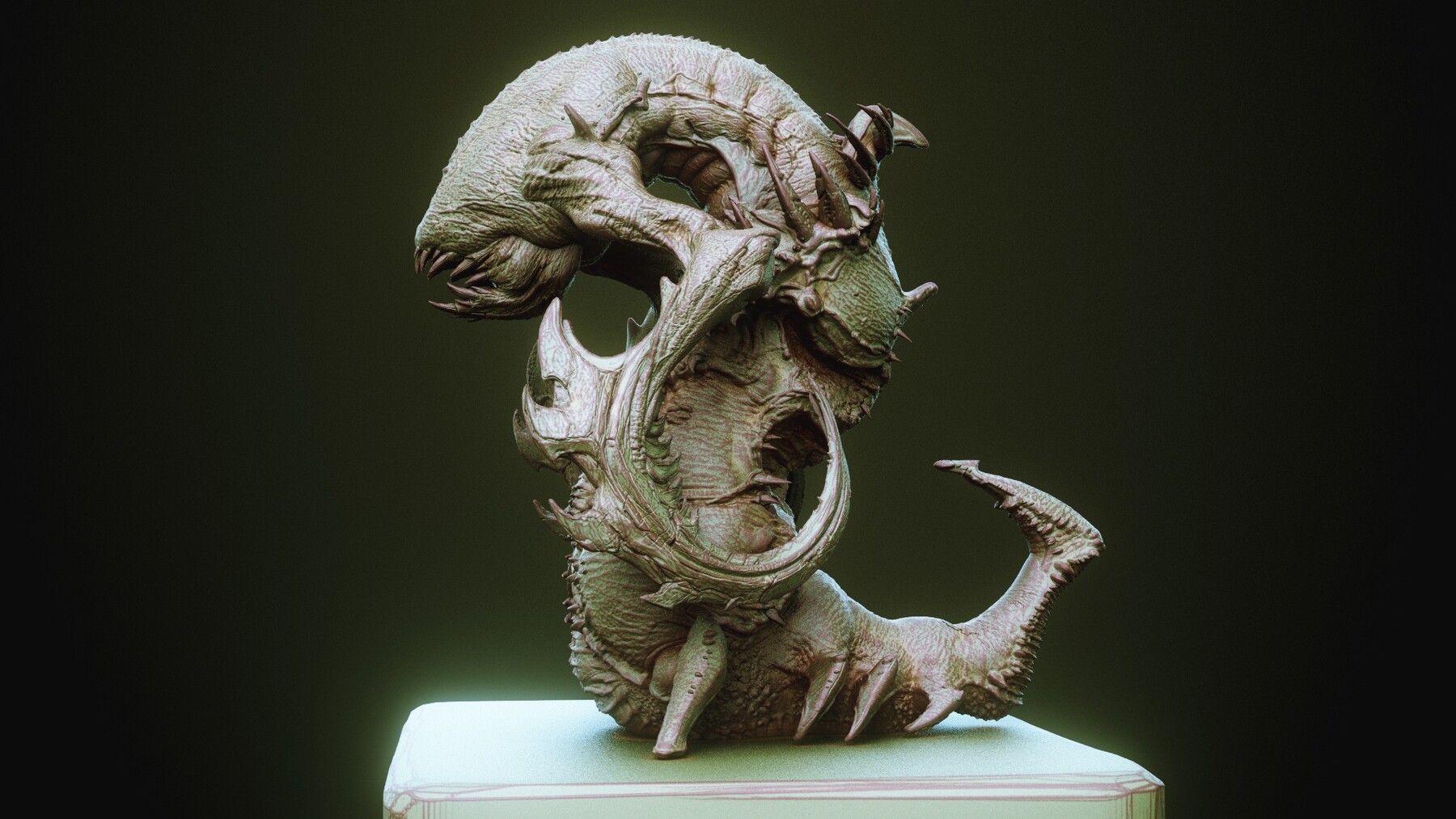 ArtStation - DEMON part 4: 40 Legs with Blendshapes | Brushes