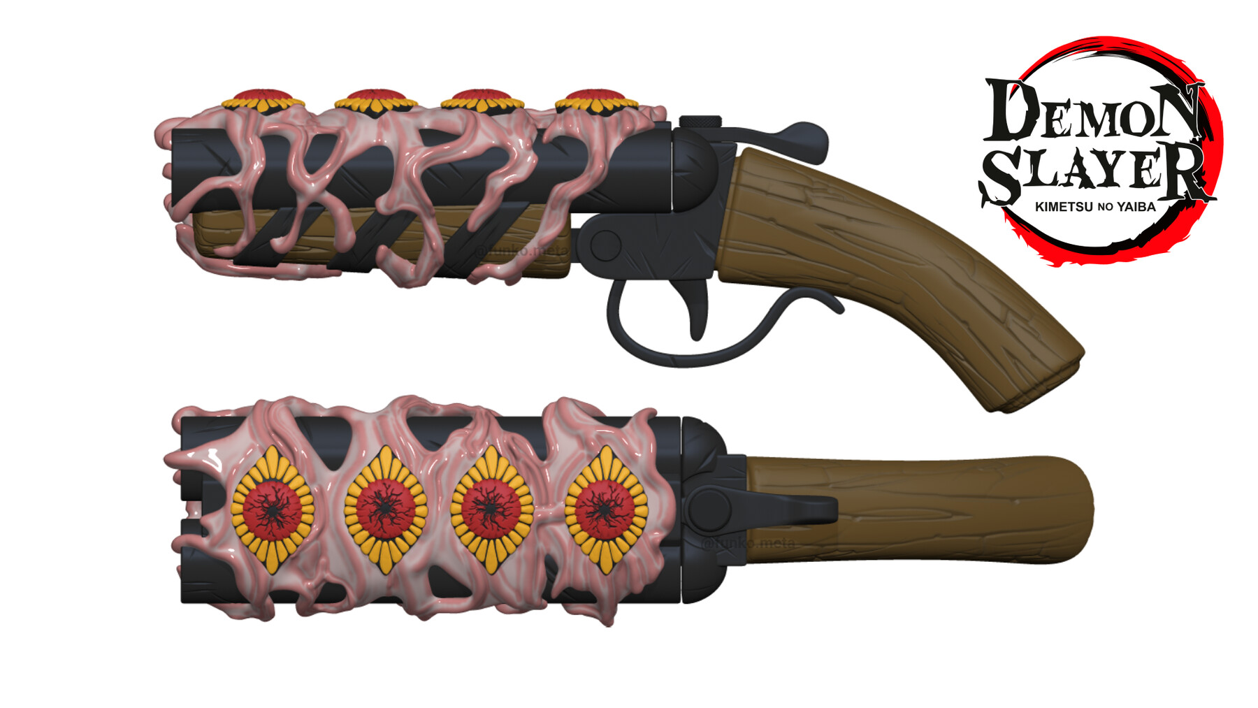 ArtStation - Demon Slayer Genya short shotgun cosplay from infinity ...