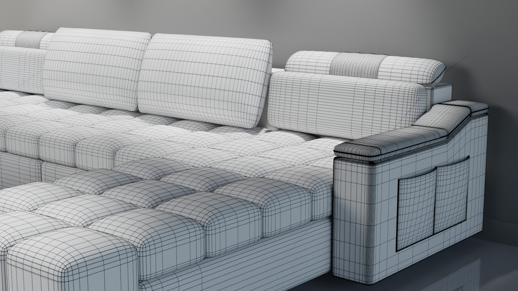ArtStation - Sofa Set 08 | Game Assets