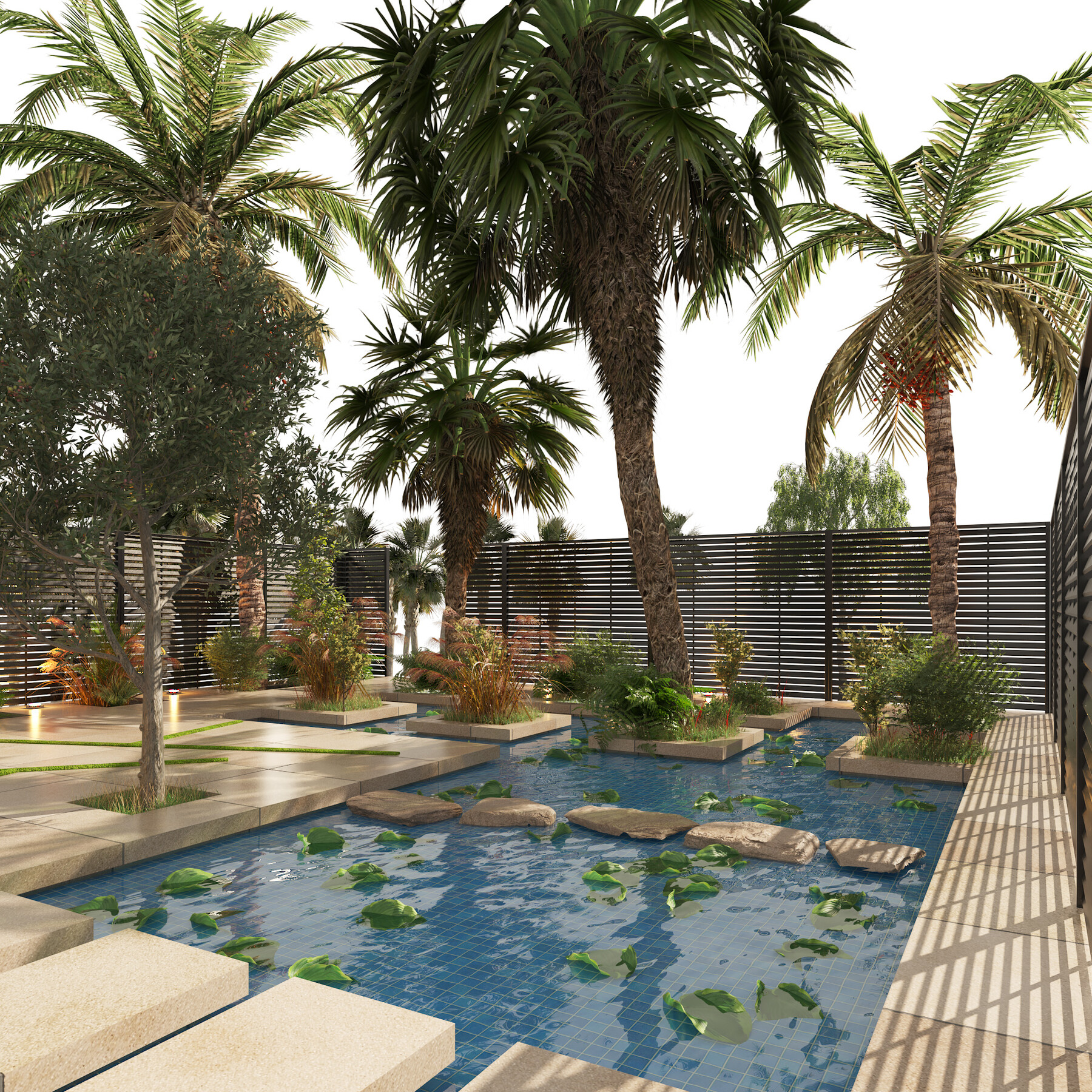 ArtStation - Arabic desert oasis garden - Waha | Resources