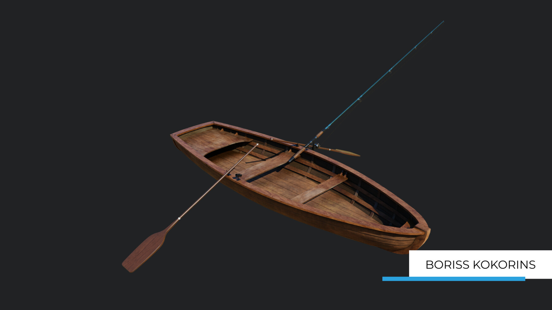 ArtStation - Fishermans Boat Low-poly 3D model | Game Assets