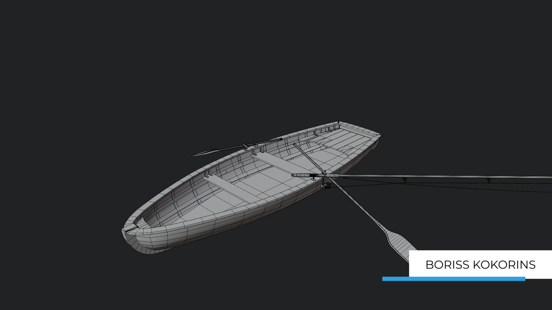 ArtStation - Fishermans Boat Low-poly 3D model | Game Assets