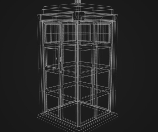 ArtStation - 2010 Tardis Exterior [Doctor Who] (.blend/.fbx) | Resources