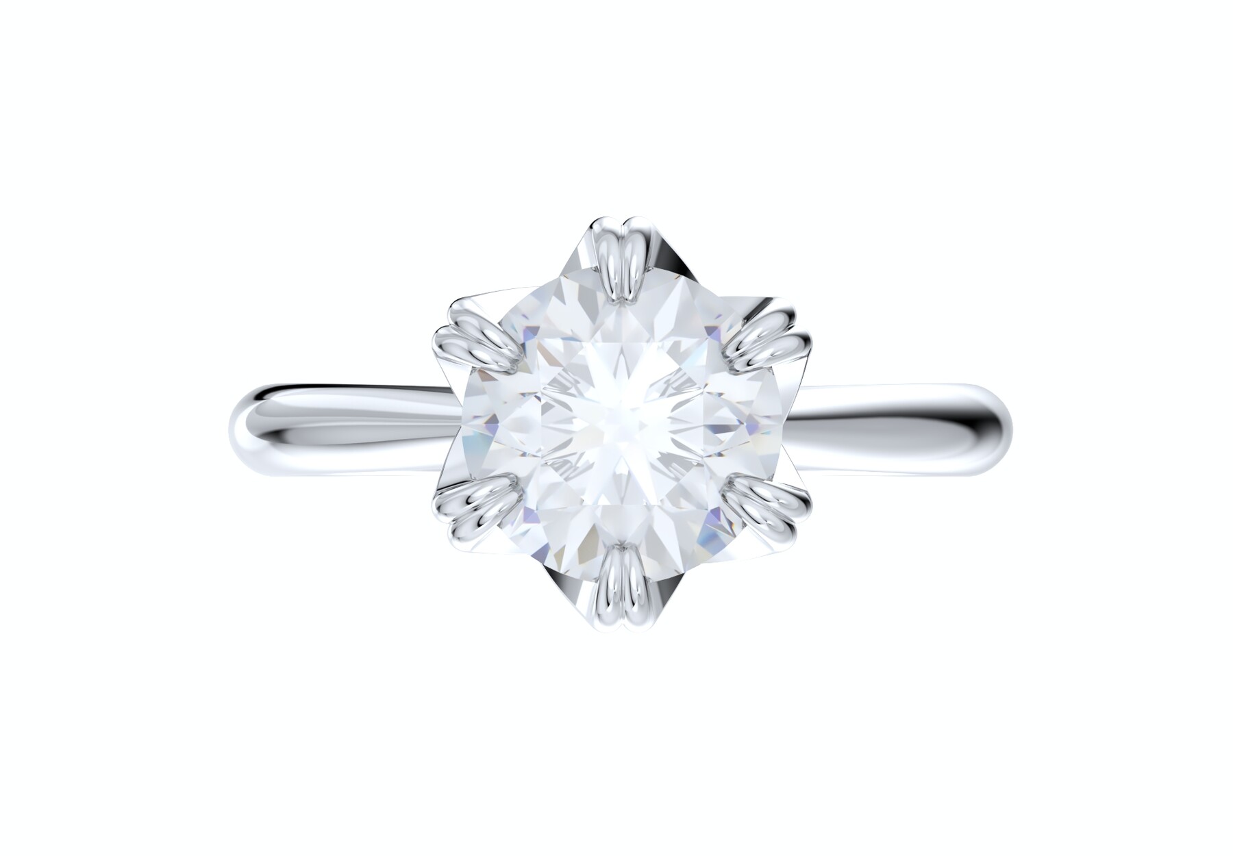 ArtStation - Jewelry Engagement Ring Diamond Basket CAD Design-CC38-5 ...