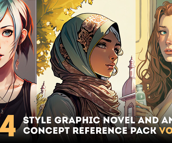 ArtStation - 64 arts - 2D Style graphic novel and anime - Concept ...