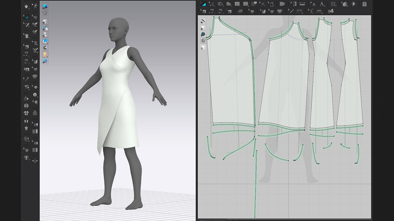 ArtStation - 10 Basic Women's Dresses (Vol 02) - Marvelous Designer ...