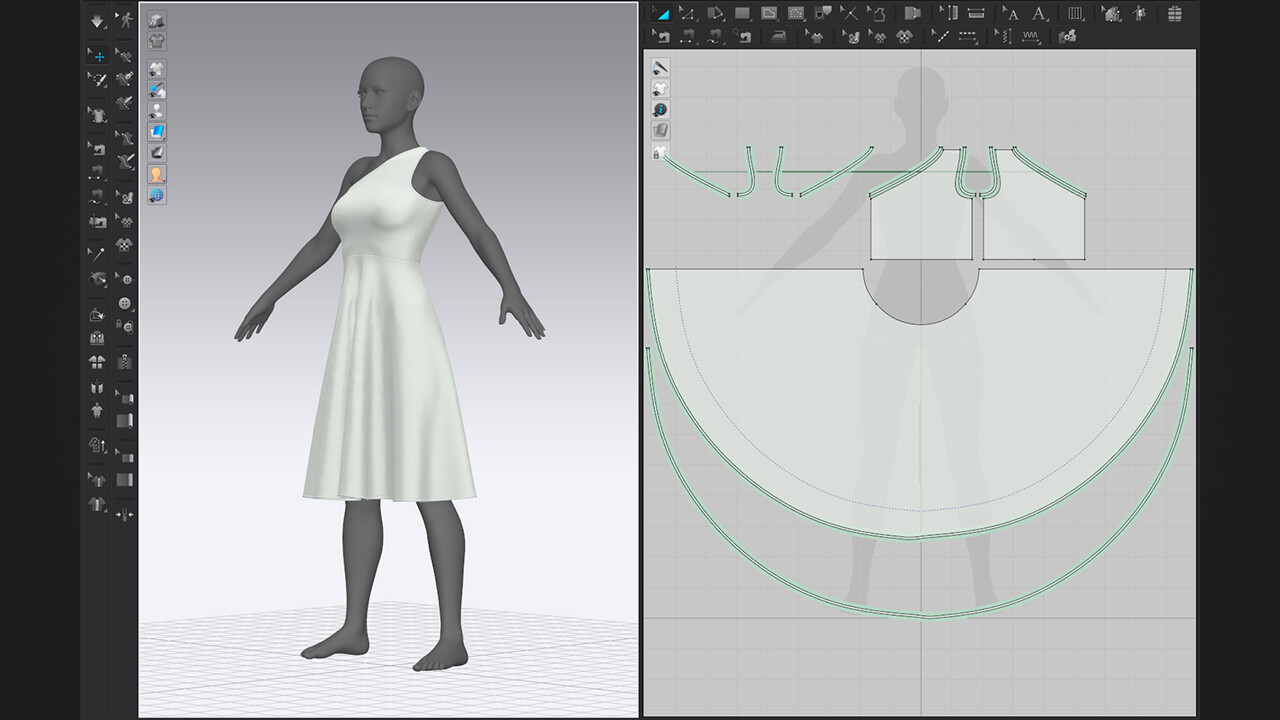 ArtStation - 10 Basic Women's Dresses (Vol 02) - Marvelous Designer ...