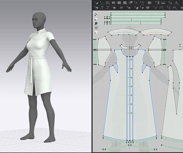 ArtStation - 10 Basic Women's Dresses (Vol 02) - Marvelous Designer ...