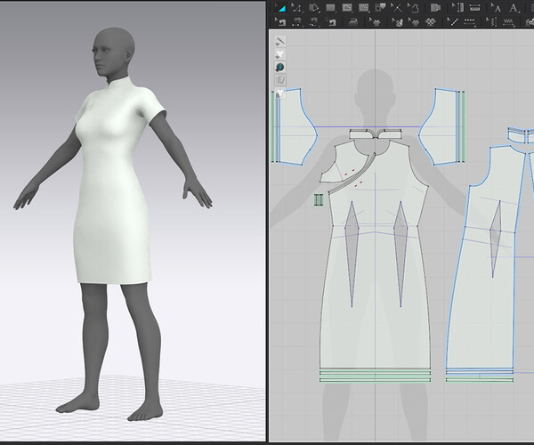 ArtStation - 10 Basic Women's Dresses (Vol 02) - Marvelous Designer ...