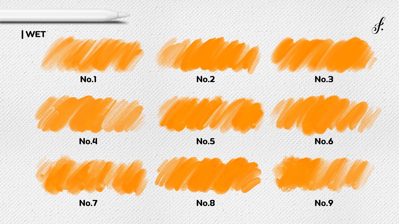 ArtStation - Procreate Acrylic Brush | 99 Oil & Acrylic Brushes for ...