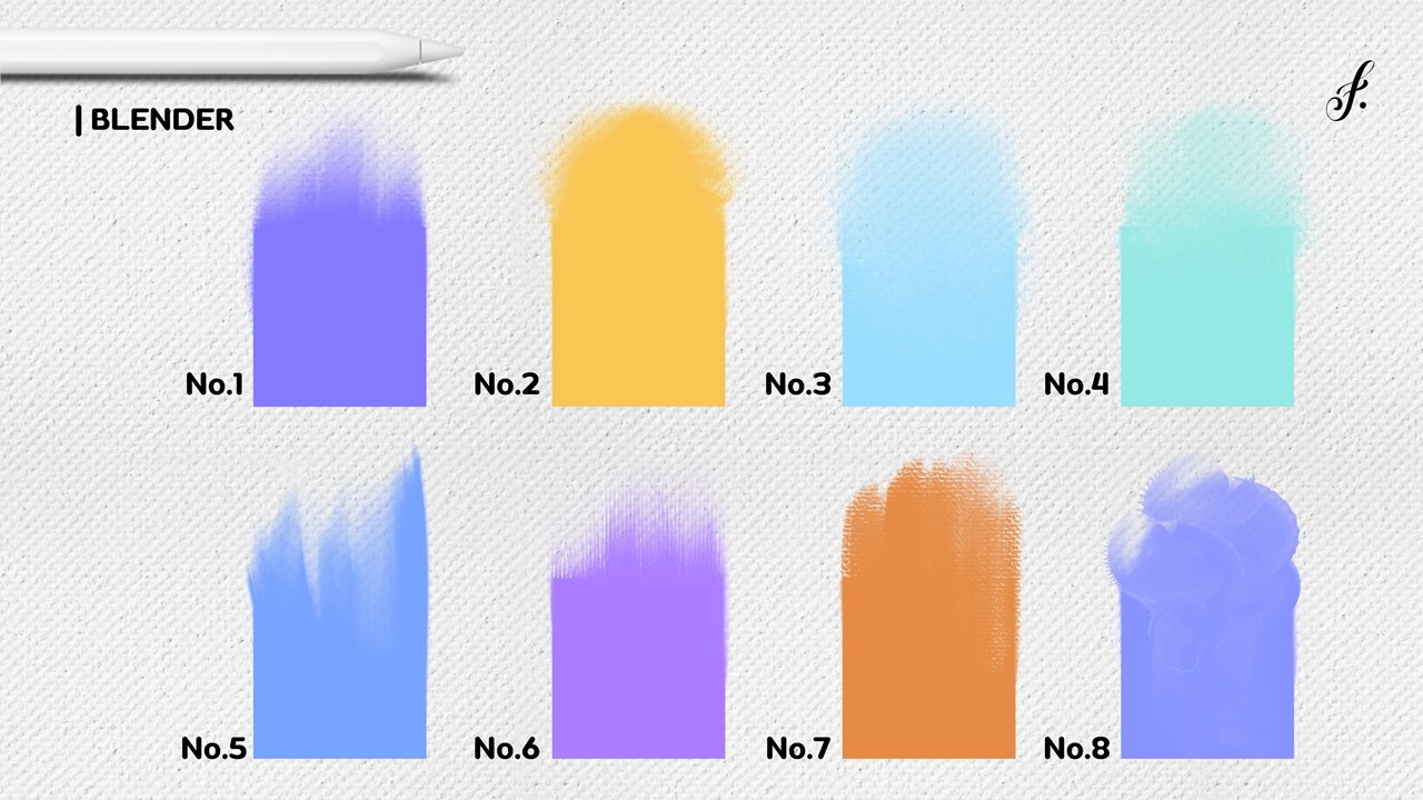 ArtStation - Procreate Acrylic Brush | 99 Oil & Acrylic Brushes for ...