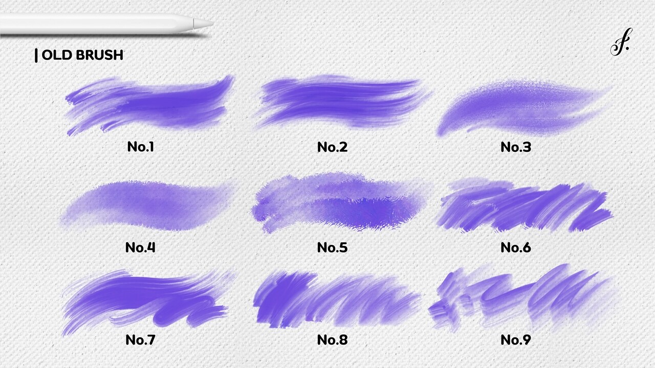 ArtStation - Procreate Acrylic Brush | 99 Oil & Acrylic Brushes for ...