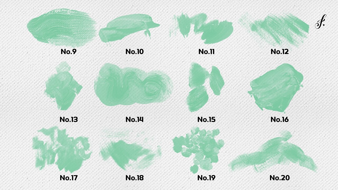 ArtStation - Procreate Acrylic Brush | 99 Oil & Acrylic Brushes for ...