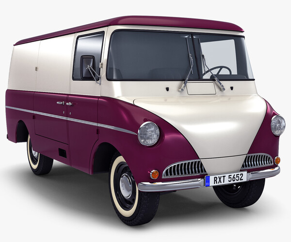 ArtStation - Generic Retro Cargo Van M 2 | Resources