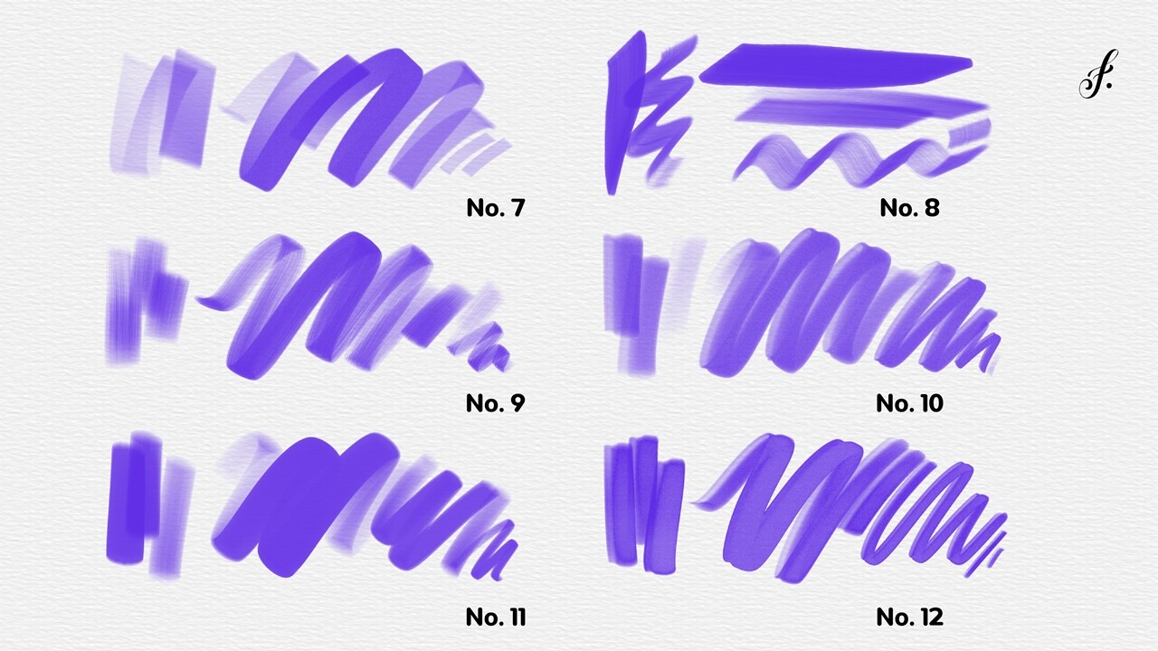 ArtStation - Procreate Copic Marker | 106 Better Marker Brushes | Brushes