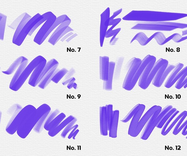 ArtStation - Procreate Copic Marker | 106 Better Marker Brushes | Brushes