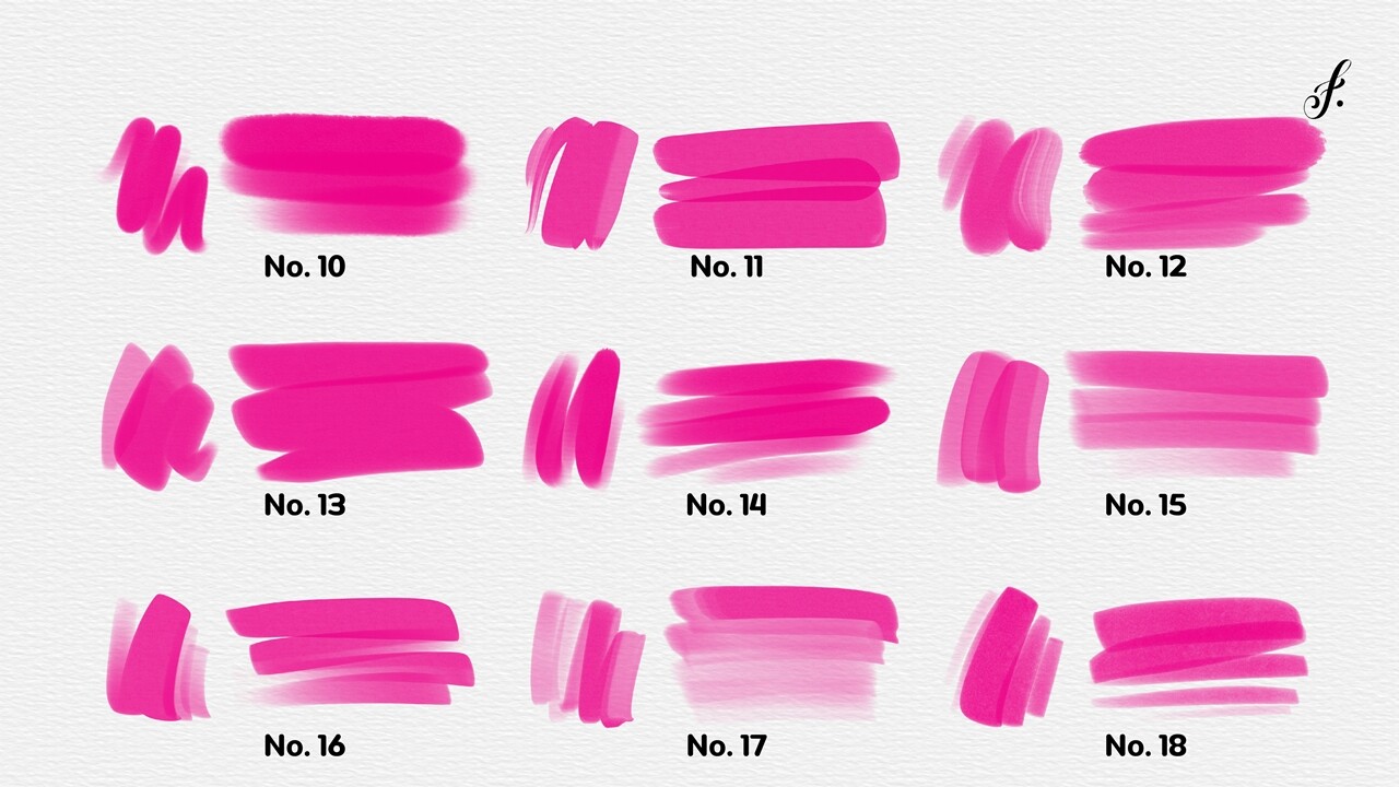 ArtStation - Procreate Copic Marker | 106 Better Marker Brushes | Brushes