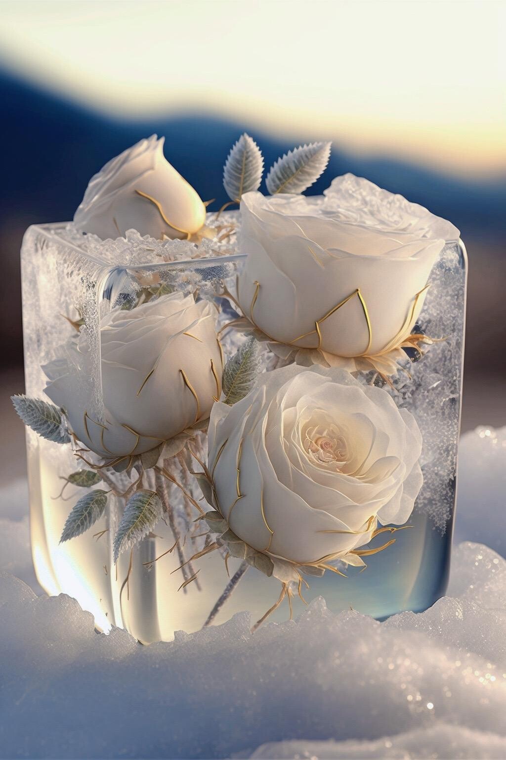 ArtStation - frozen rose | Artworks