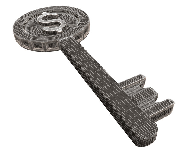 ArtStation - Key with Dollar Coin Cartoon | Resources