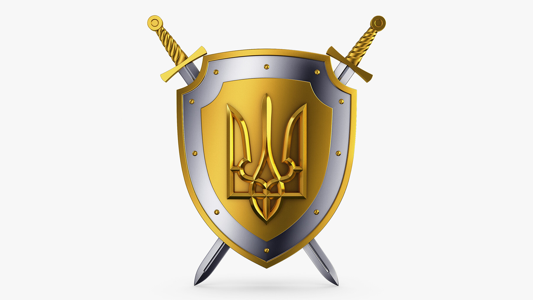 ArtStation - Coat of Arms of Ukraine M 1 | Resources