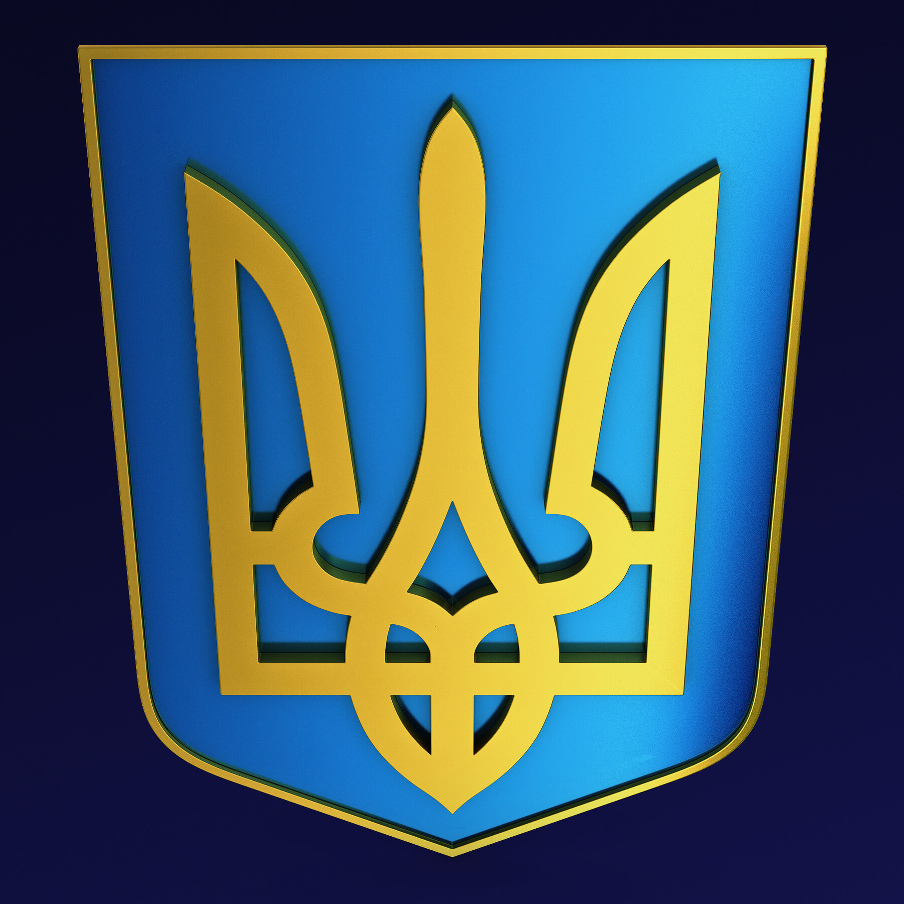 ArtStation - Ukraine State Emblem M 4 | Resources