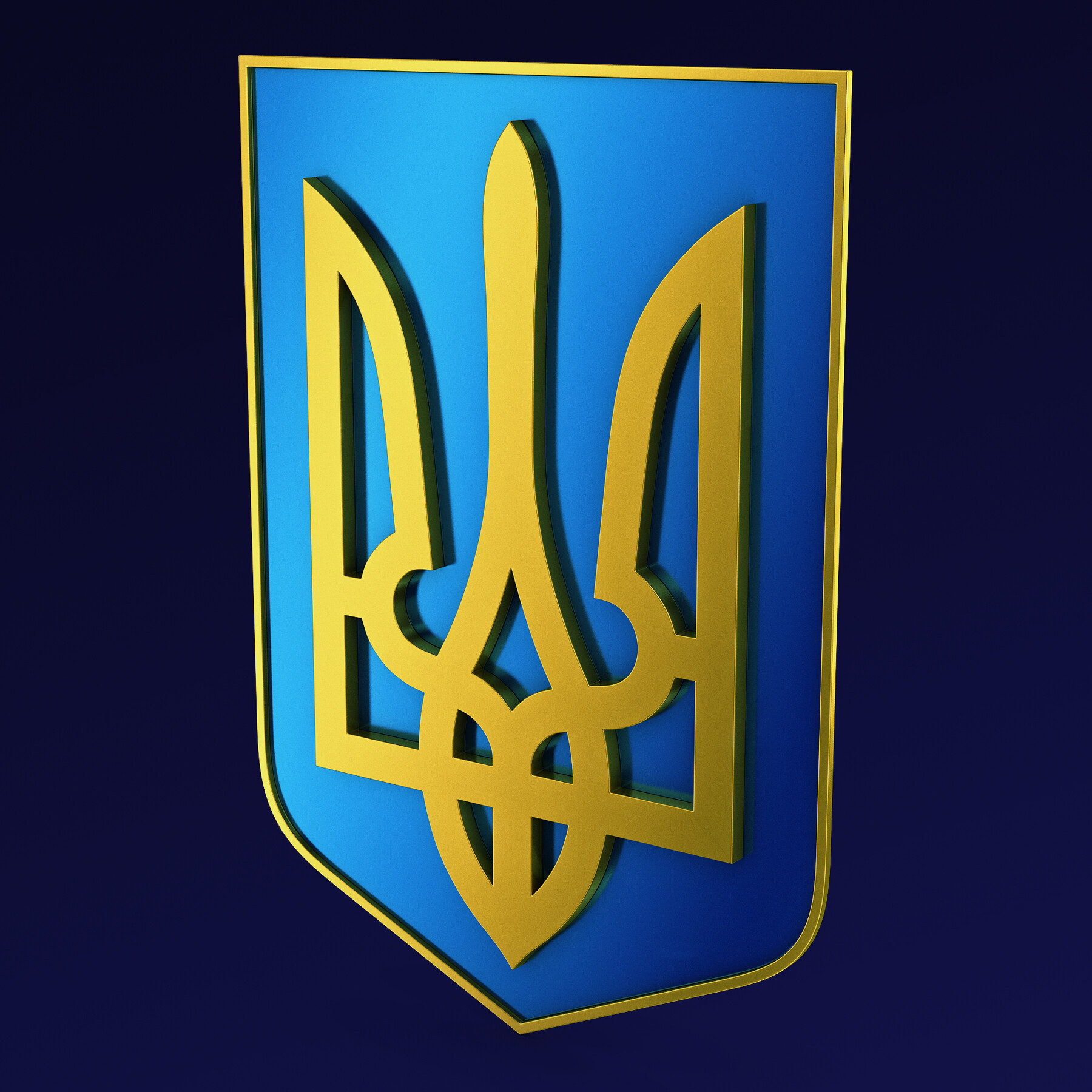 ArtStation - Ukraine State Emblem M 4 | Resources