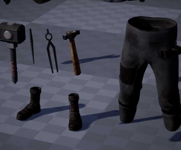 ArtStation - Elf Blacksmith | Game Assets