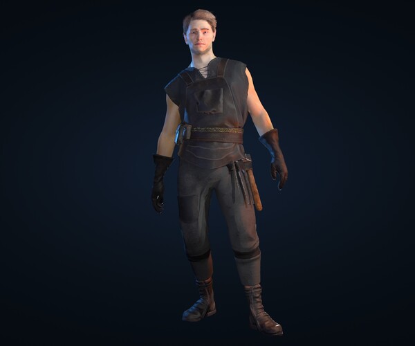 ArtStation - Elf Blacksmith | Game Assets