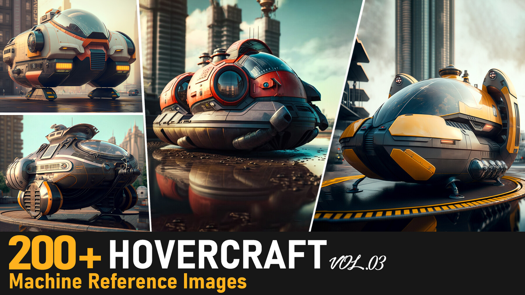 ArtStation - Hovercraft Machine VOL.03|4K Reference Images | Artworks