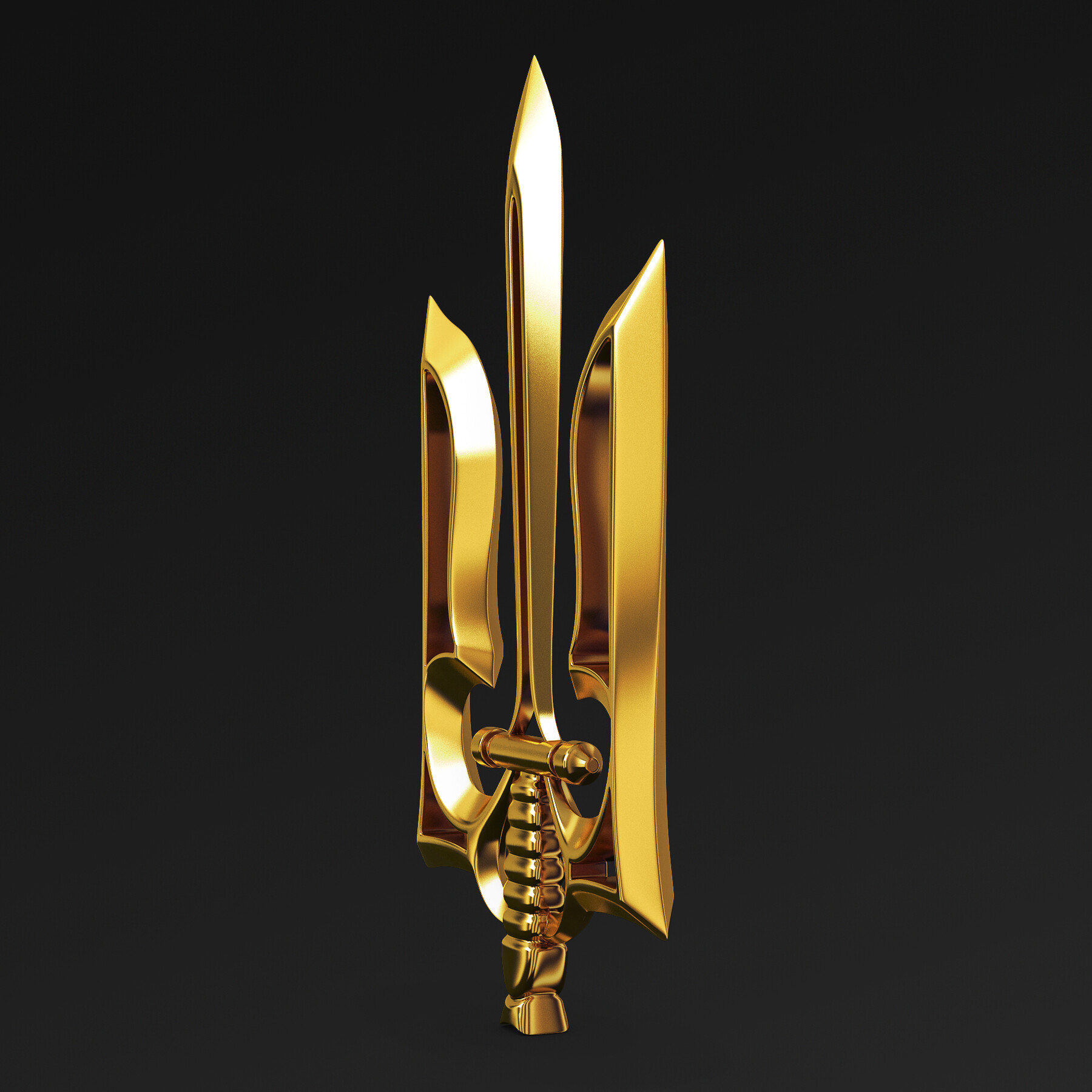 ArtStation - Stylized Ukrainian Tryzub M 1 | Resources