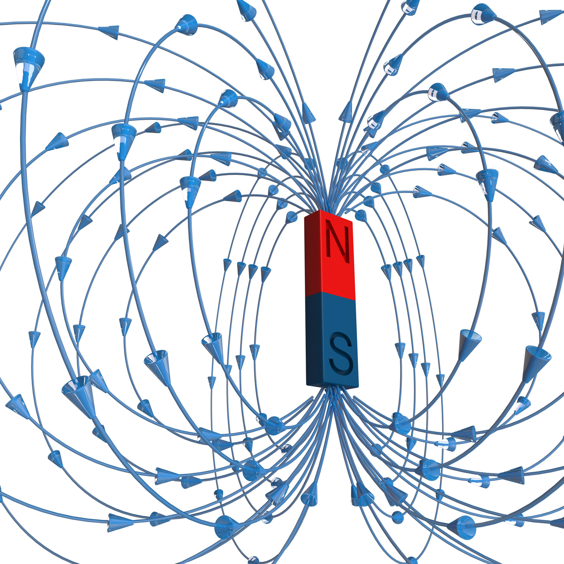 ArtStation - Magnetic Field Rectangle Bar Magnet | Resources