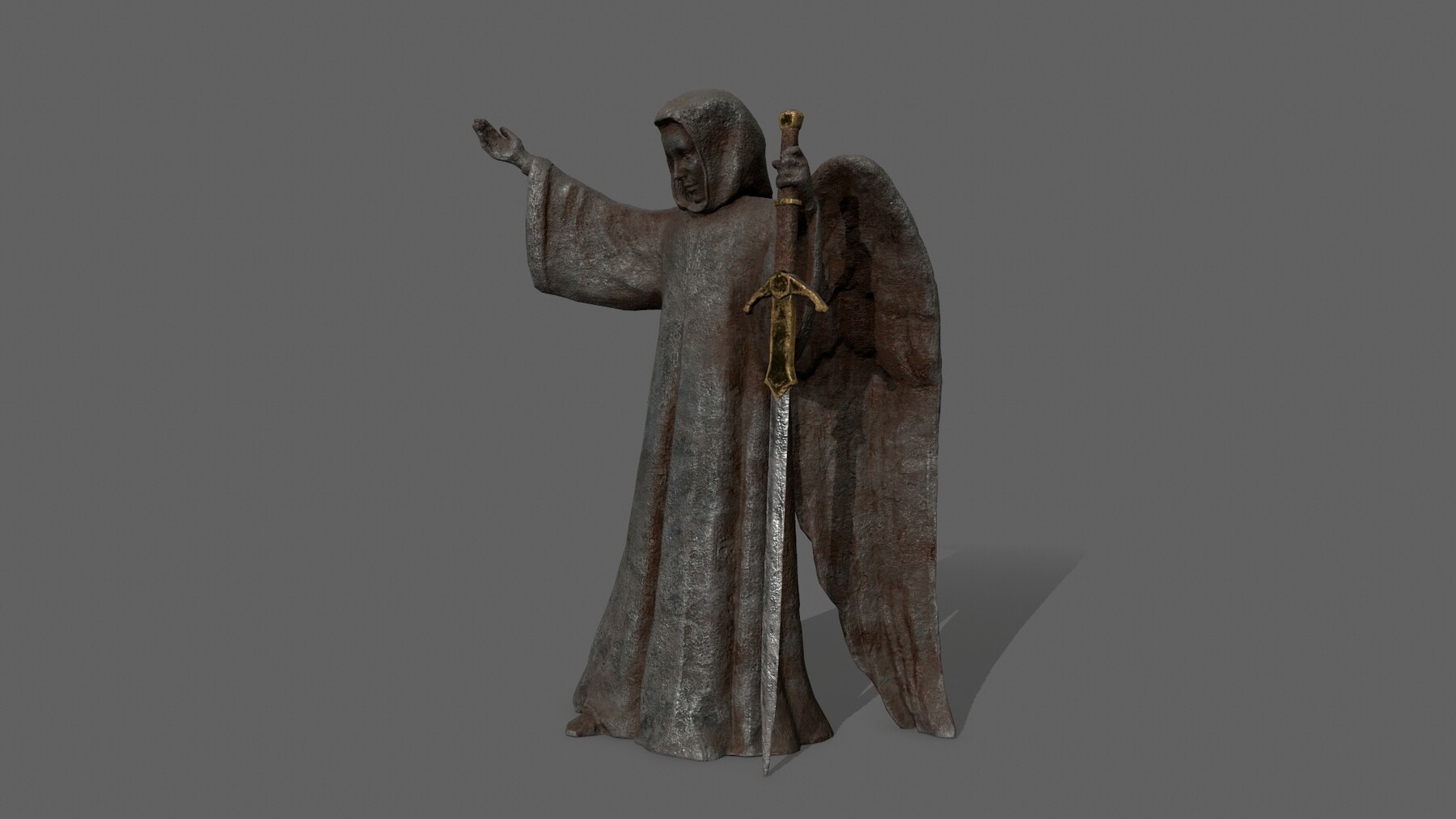 ArtStation - Angel Statue 2 | Game Assets