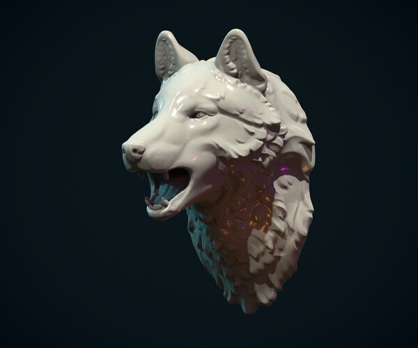 ArtStation - Wolf Head | Resources