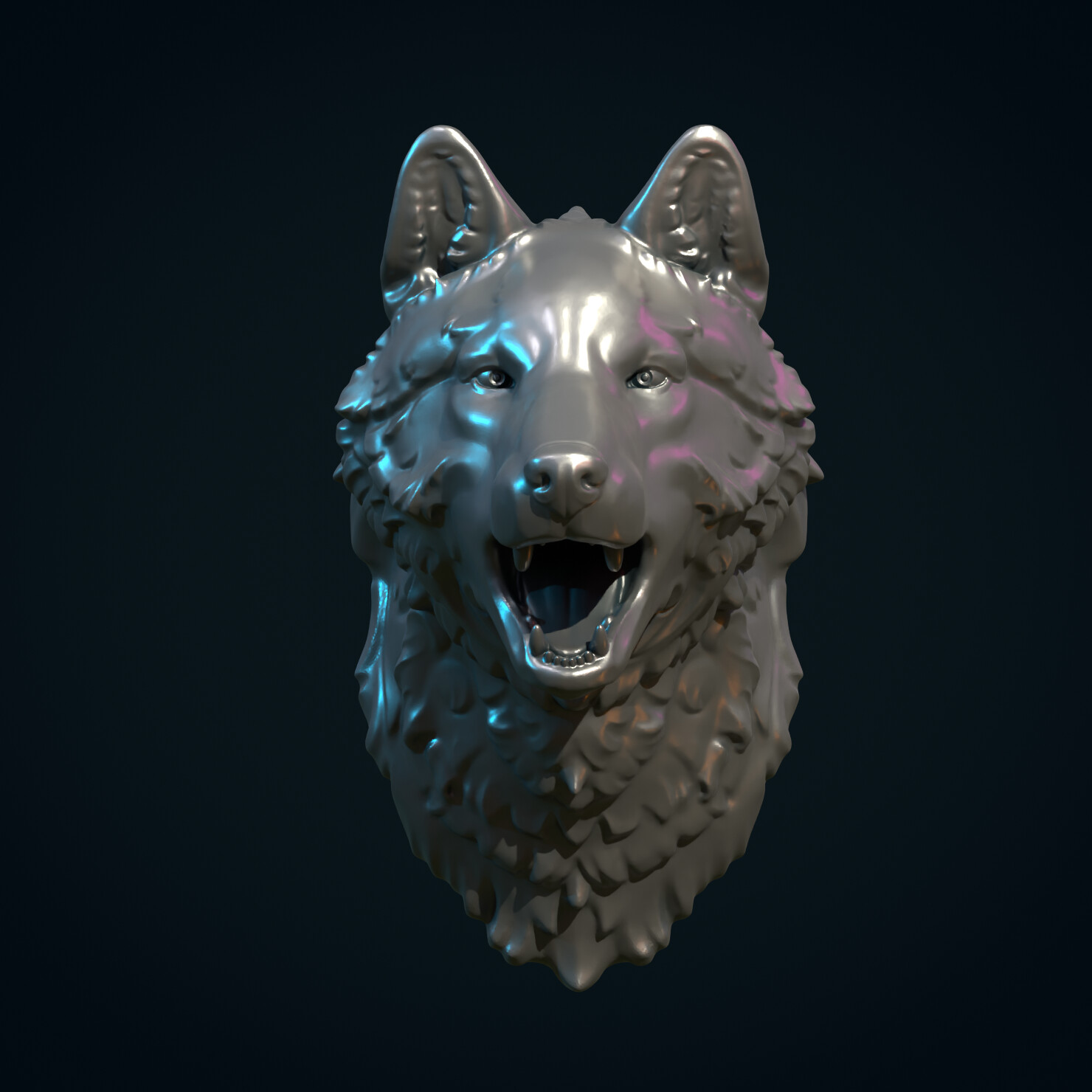 ArtStation - Wolf Head | Resources