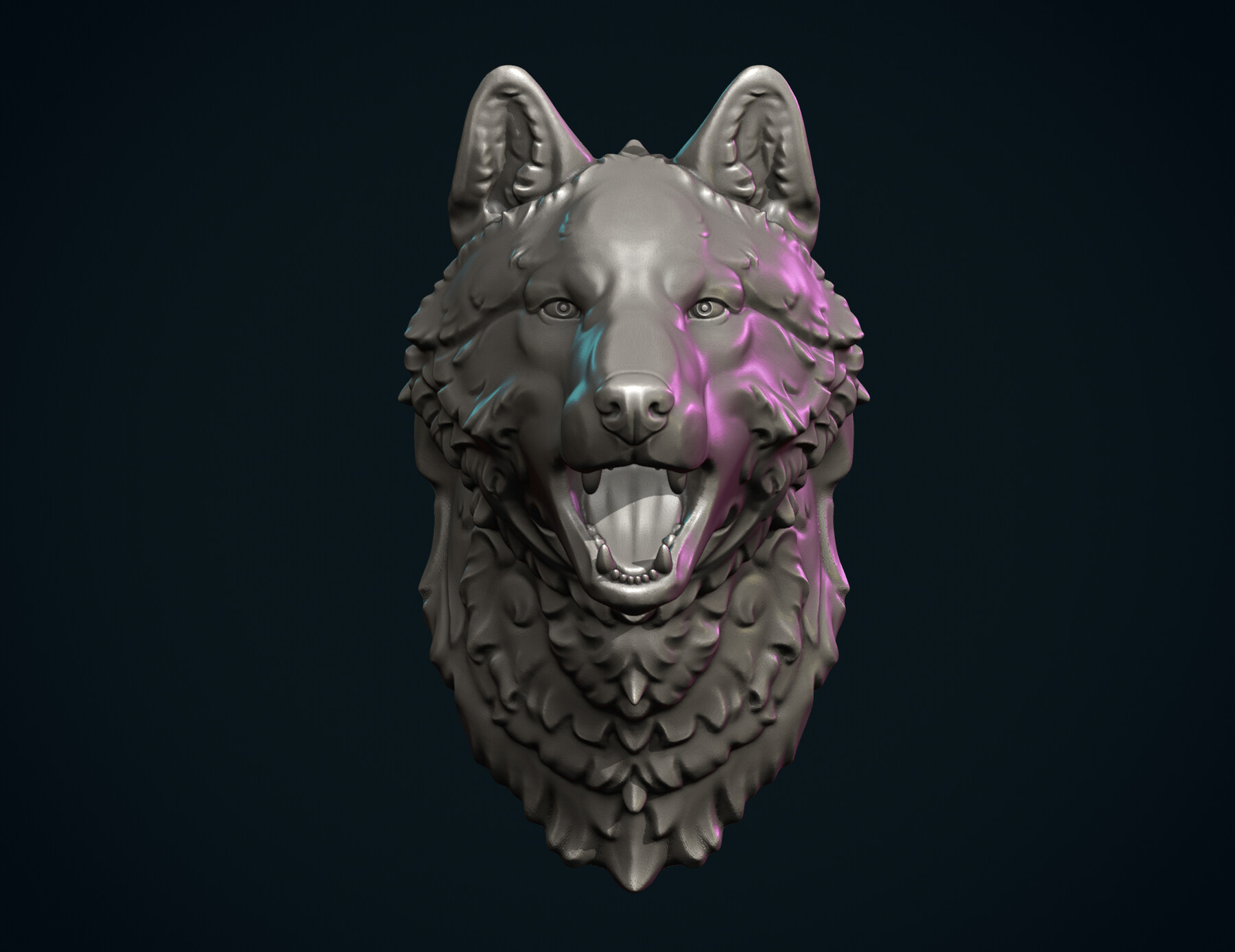 ArtStation - Wolf Head | Resources