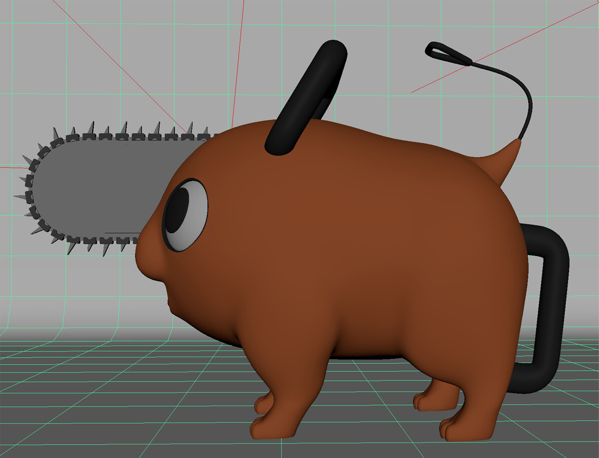 ArtStation - Chainsaw Dog_pochita | Resources