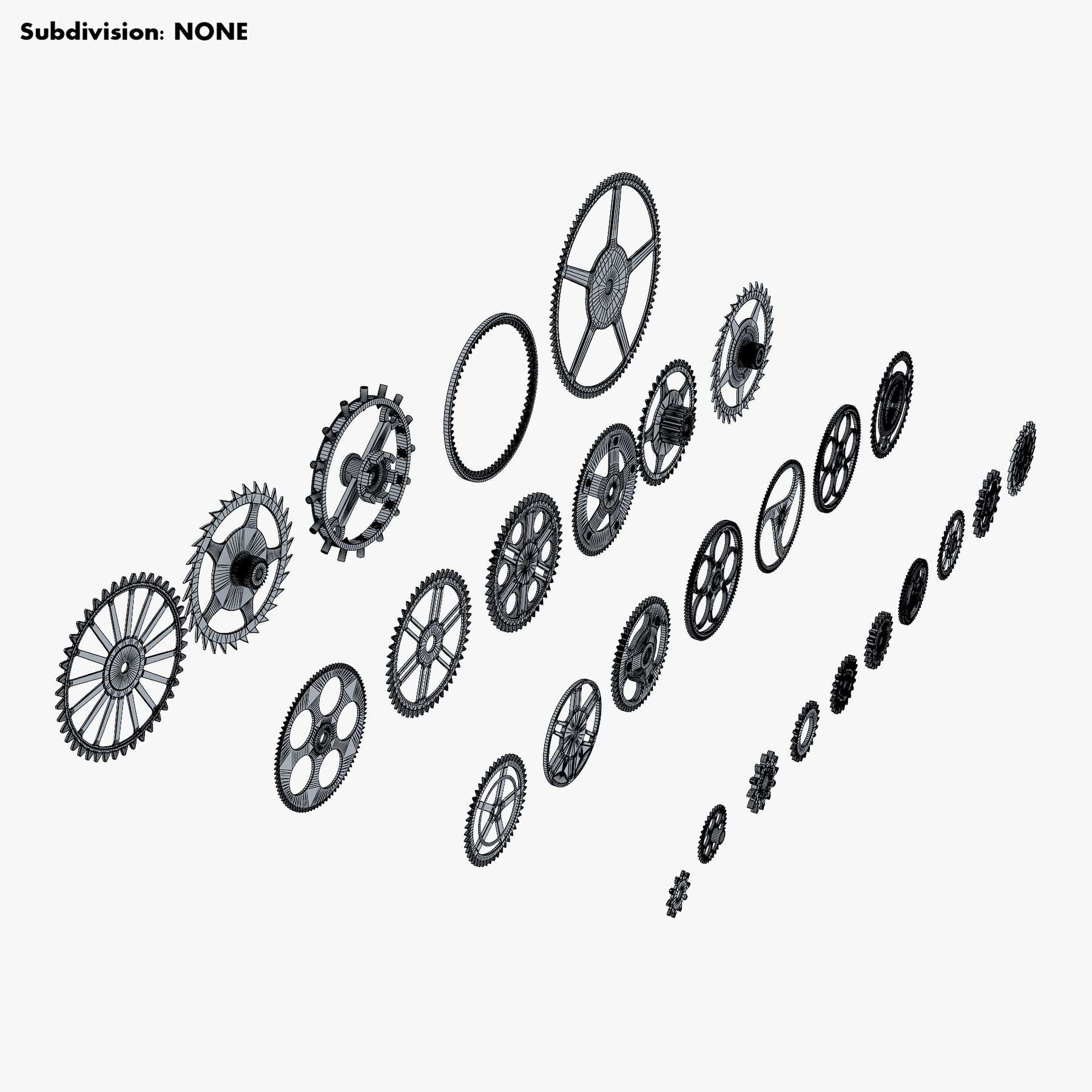 ArtStation - Gears Set v 2 | Resources
