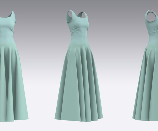 ArtStation - Dress Outfits MD CLO 3D ZPRJ ZPAC project files 3D model ...