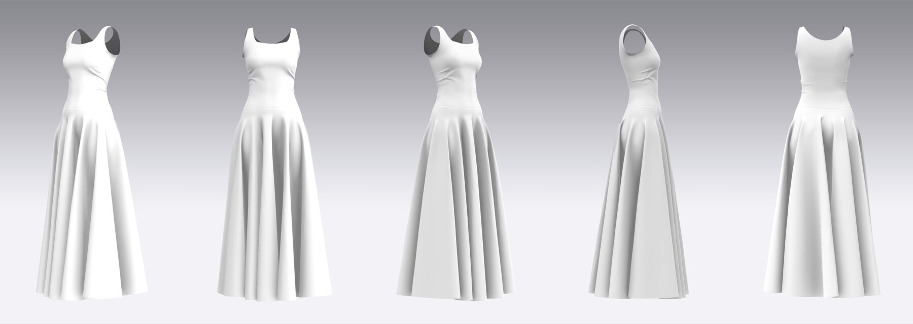 ArtStation - Dress Outfits MD CLO 3D ZPRJ ZPAC project files 3D model ...