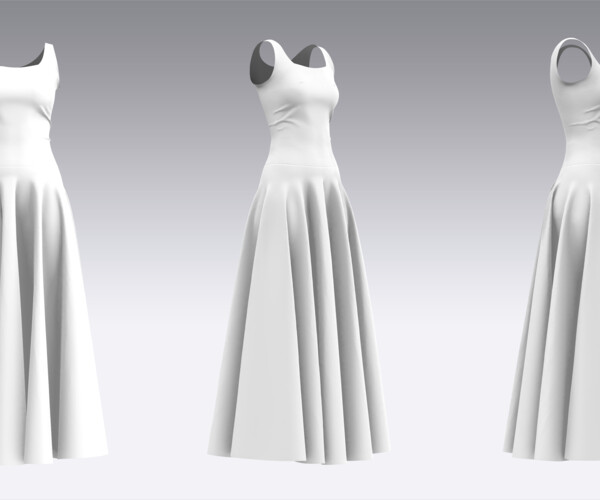 ArtStation - Dress Outfits MD CLO 3D ZPRJ ZPAC project files 3D model ...