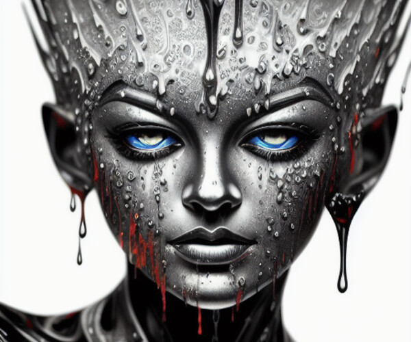 ArtStation - Metalic Women Digital Art | Artworks