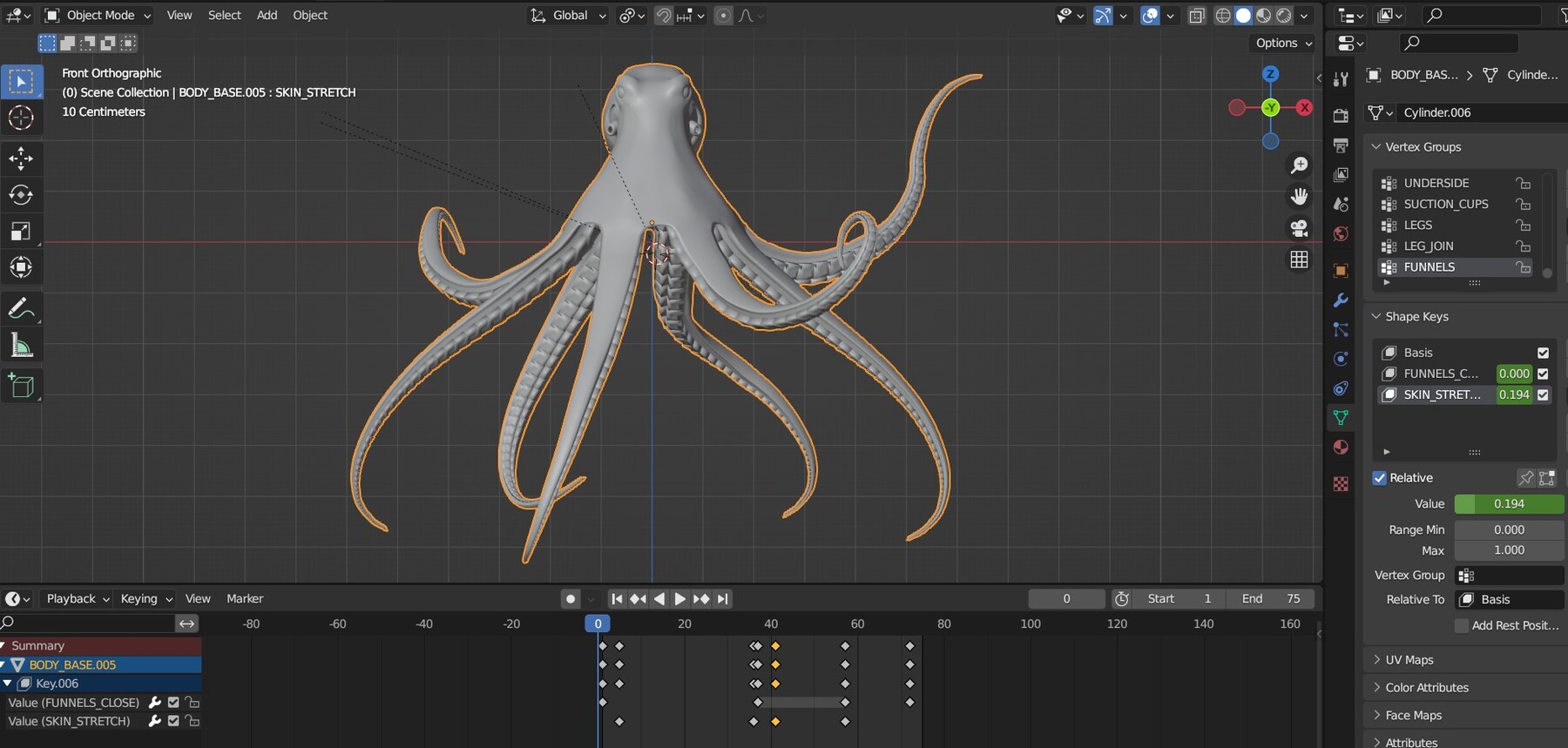 ArtStation - Animated Octopus- Blue-Ringed | Game Assets