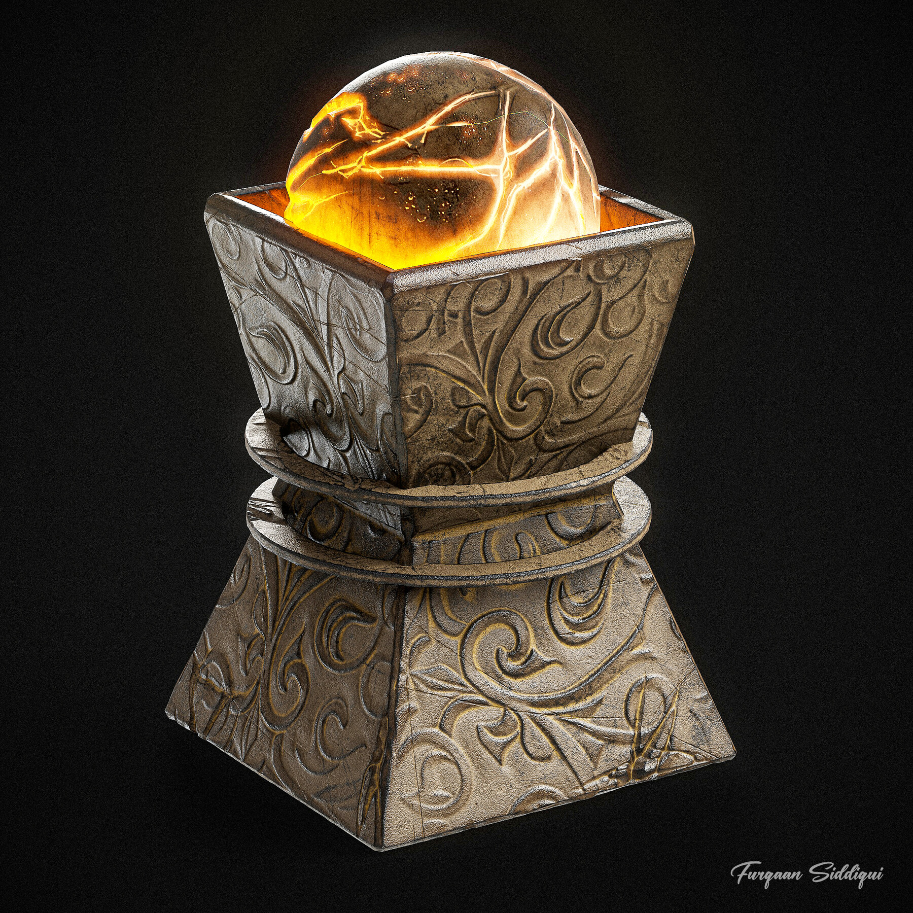 ArtStation - Ancient Lamp PBR | Game Assets