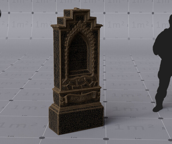 ArtStation - Graveyard Tombstone Frame - high quality, render ready ...