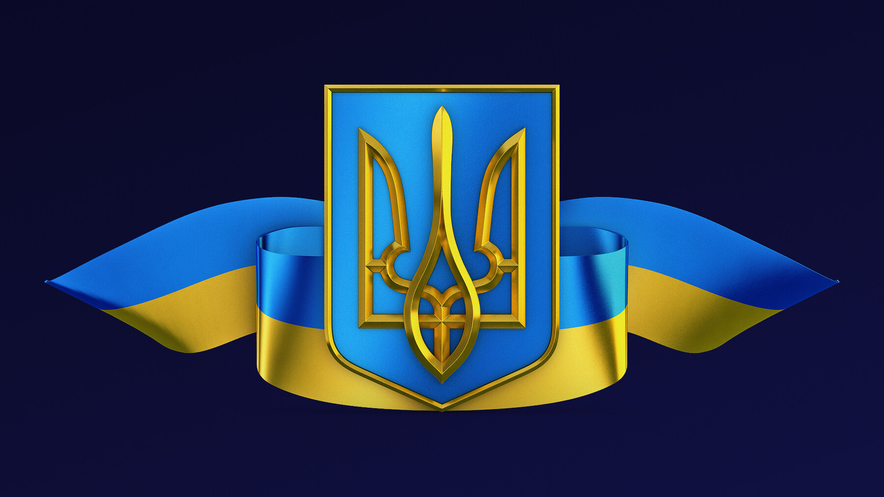 ArtStation - Ukraine State Emblem Flag M 1 | Resources