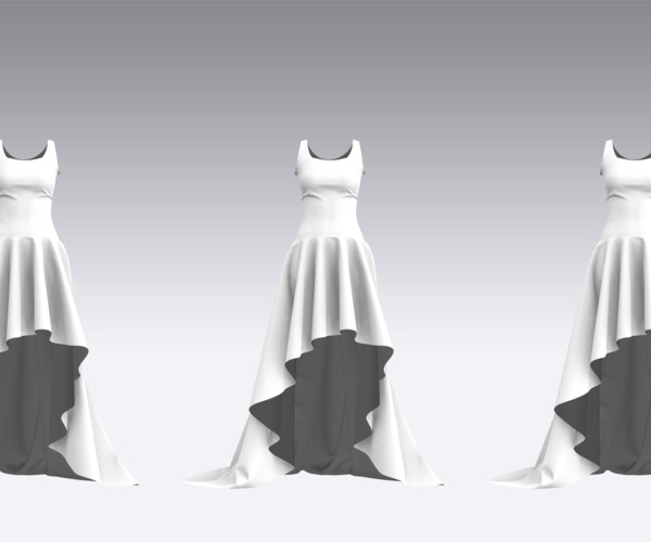 ArtStation - Dress Outfits MD CLO 3D ZPRJ ZPAC project files 3D model ...