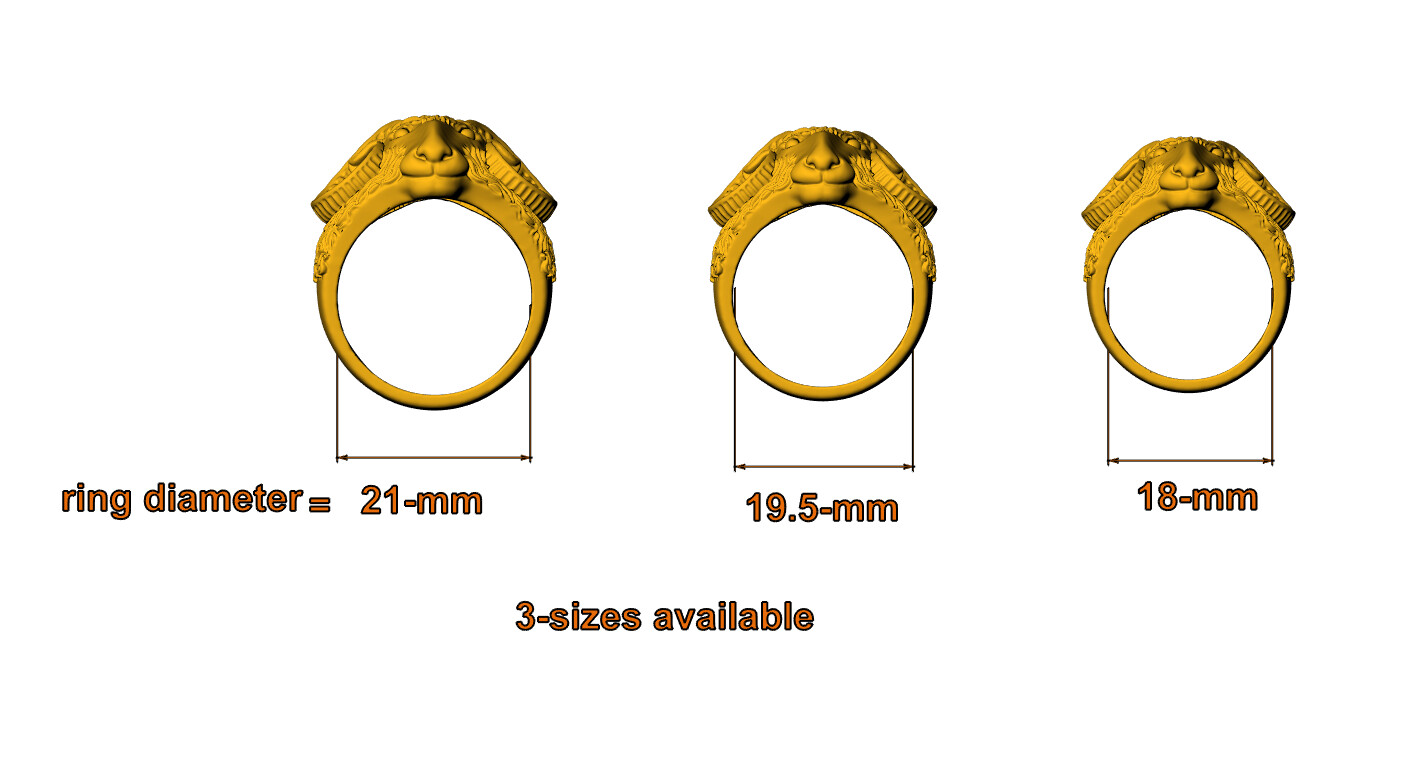 ArtStation - sheep head ring | sheep ring | animal ring | art ring ...